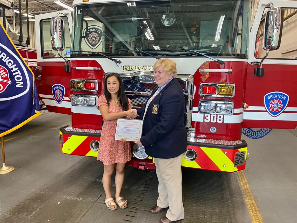 Congratulations to Brighton Fire Department Explorer - Brighton Fire Department